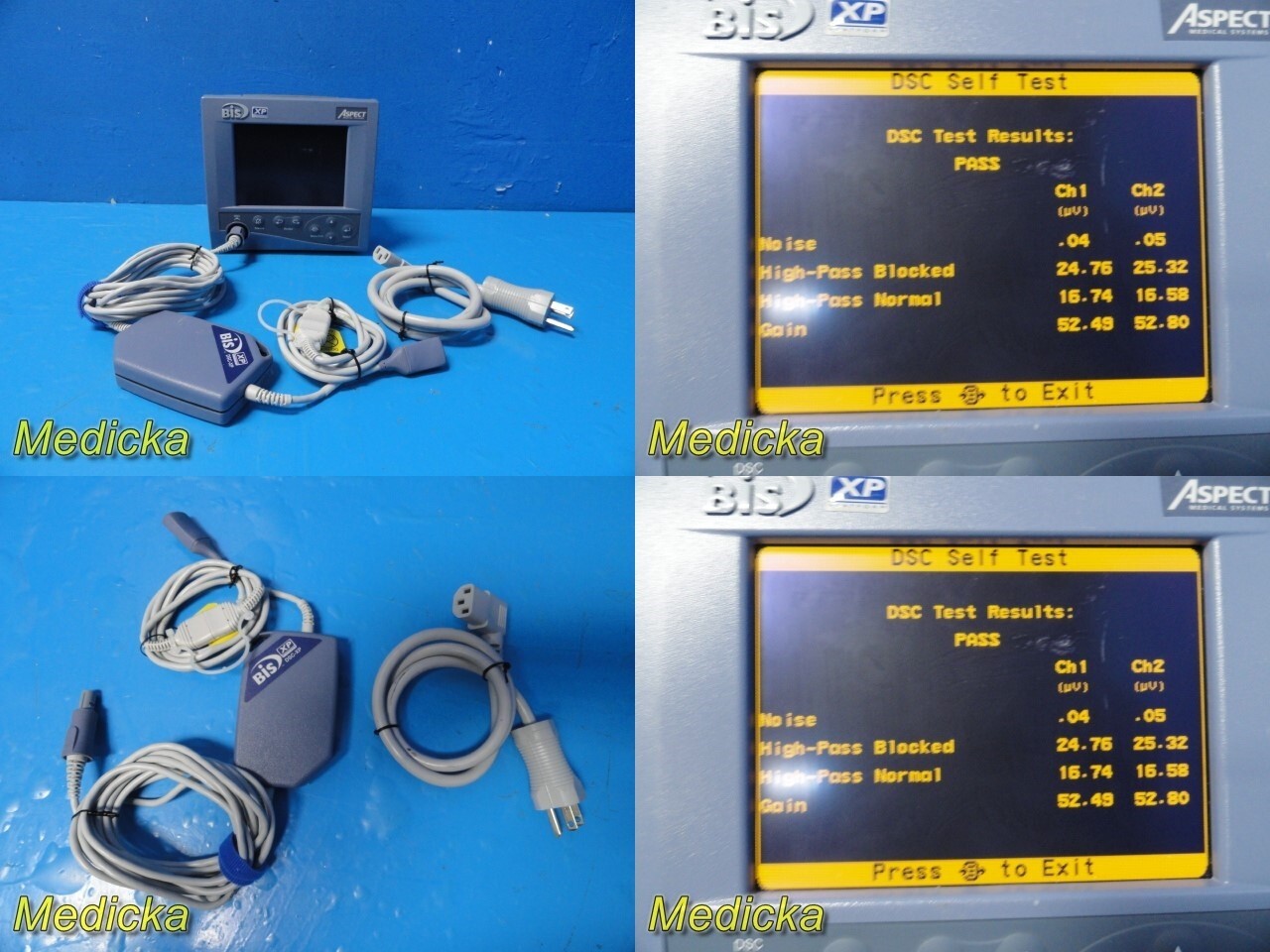 2007 Aspect Medical A-2000 Bis-XP Monitor W/ DSC-XP Module & IF Cable ...