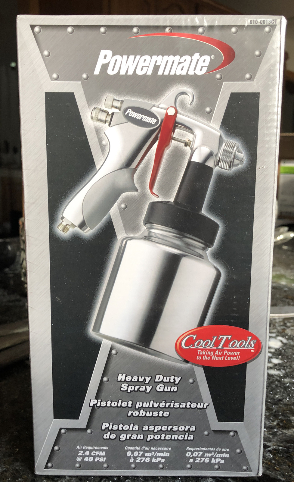 Powermate Heavy Duty Spray Gun Air Paint Sprayer Pneumatic Hand ...