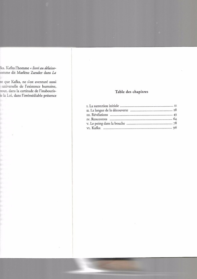 The Fist In The Mouth Georges-Arthur Goldschmidt A Journey Verdier REF ...