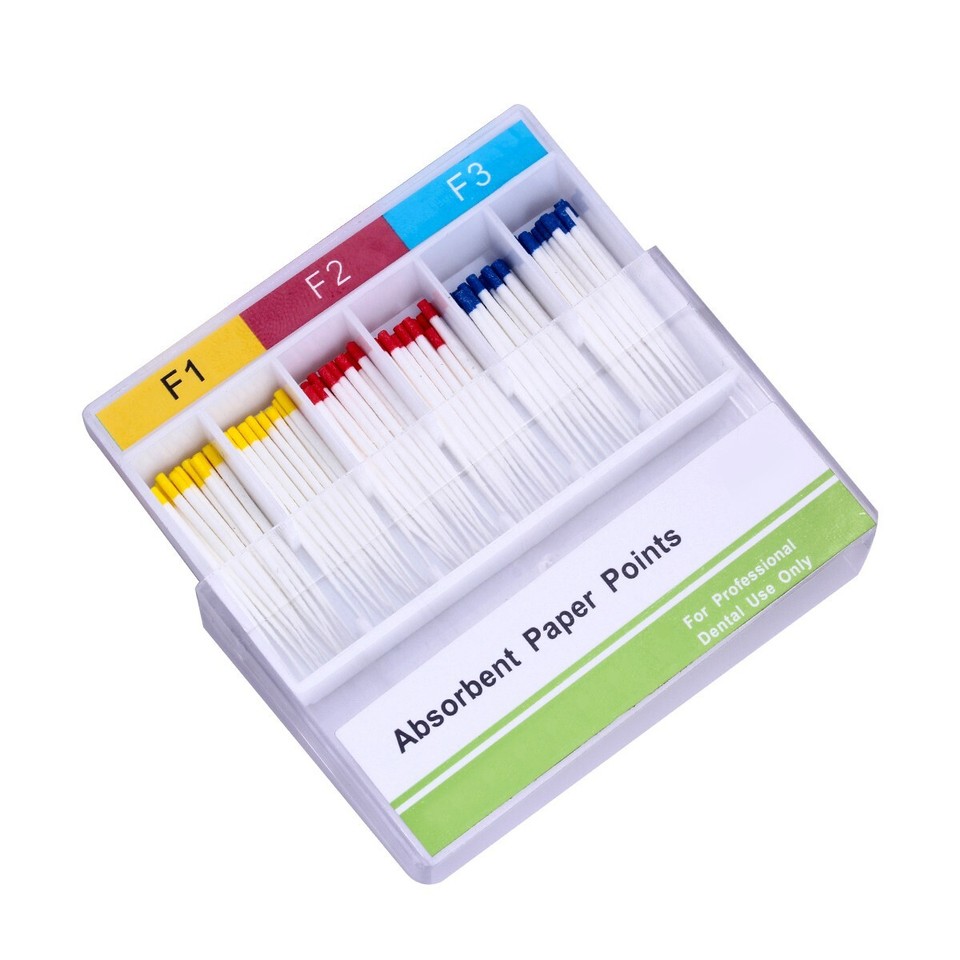 10 Packs AZDENT Dental Endodontic Root Canal Absorbent Paper Points F1 ...