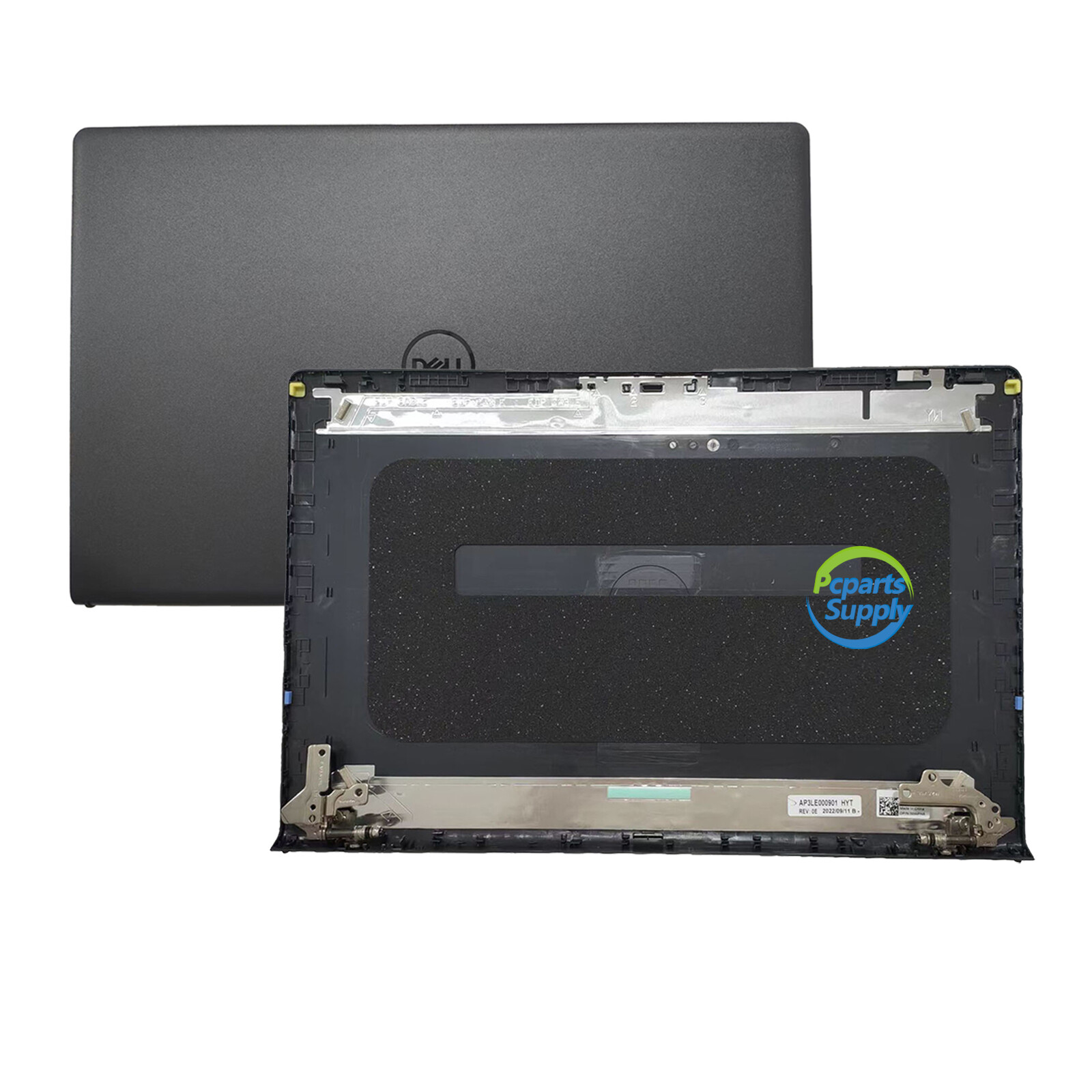 New For Dell Inspiron 15 3510 3511 3515 Lcd Back Cover Lid with hinges ...