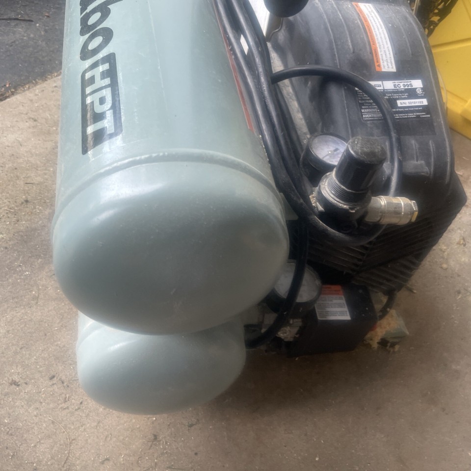 METABO EC 99S Air Compressor 4 Gallon Electric Twin Stack One Project ...
