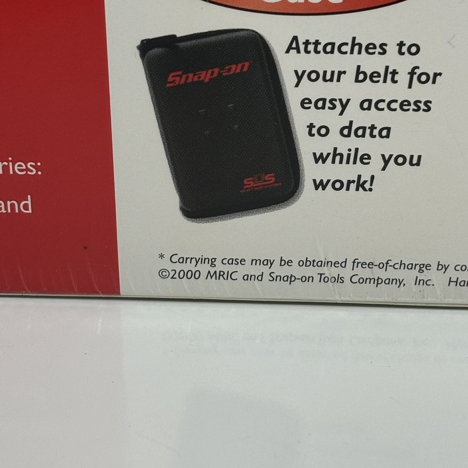 RARE NOS Snap On Tools EESP700A Smart Data System/Visor Computer+2 ...