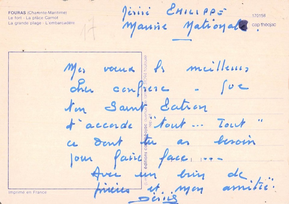 17 FOURAS LE FORT LA PLACE CARNOT LA GRANDE PLAGE L EMBARCAD | eBay