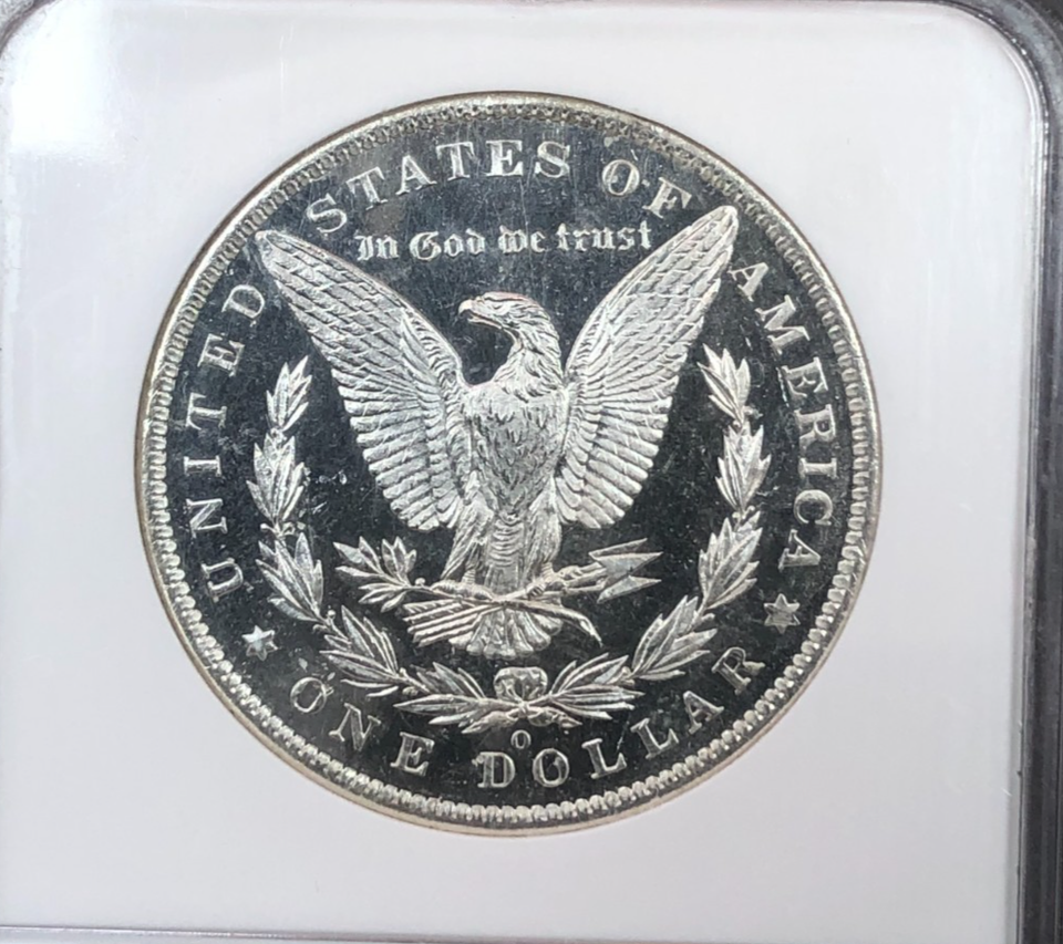 1885-O U.S. $1 Morgan Silver Dollar NGC MS65 DPL (DMPL) DEEP MIRROR ...