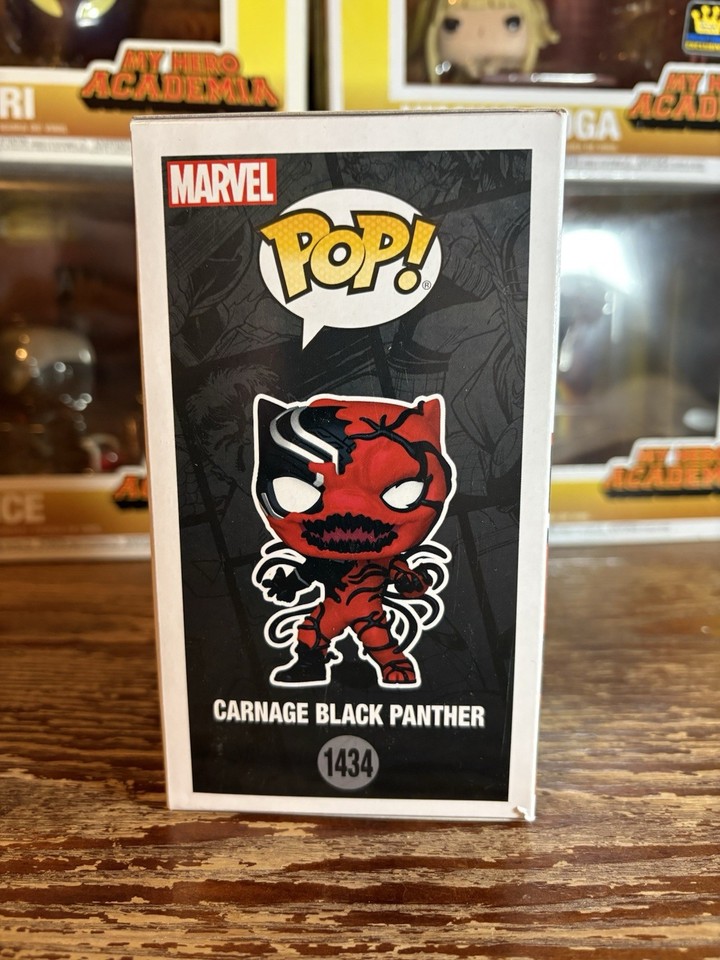 Funko Pop! Carnage Black Panther #1424 - Marvel | eBay