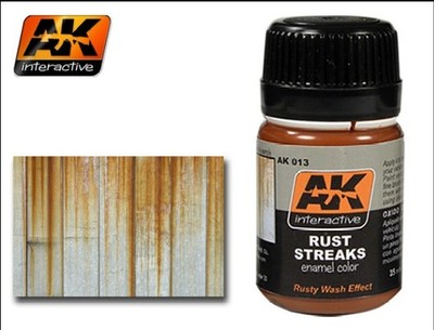 AK Interactive 13 Rust Streaks Enamel Paint 35ml Bottle | eBay