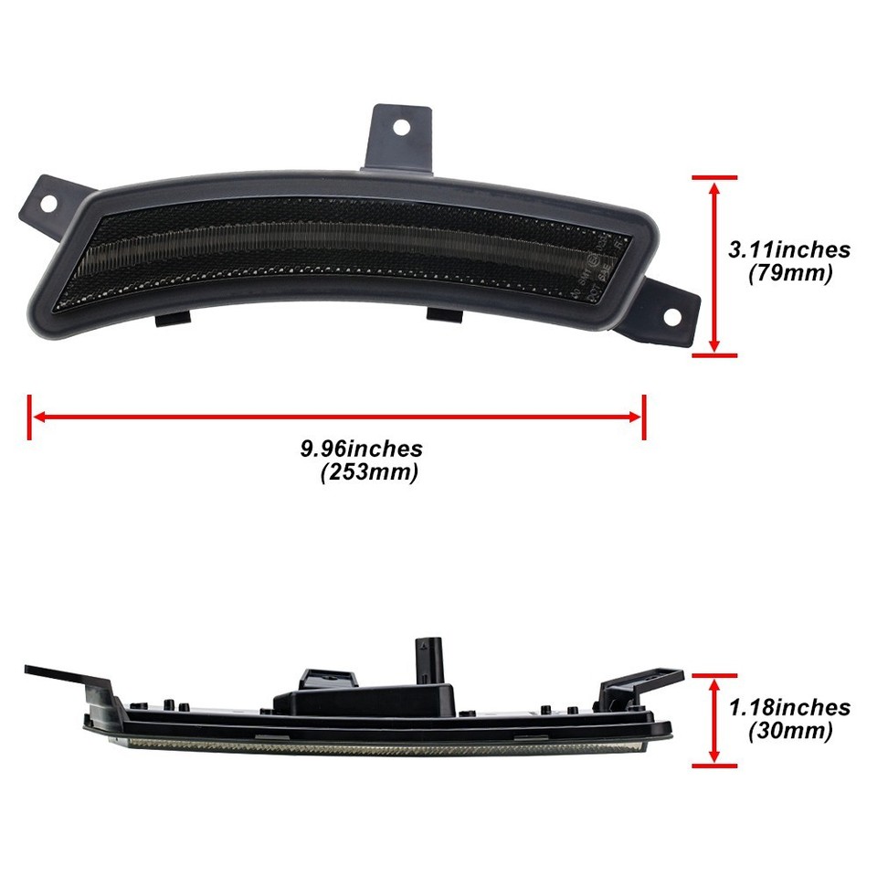 For 25+ Cadillac Escalade / ESV LED Side Marker Light Elevation Welcome ...