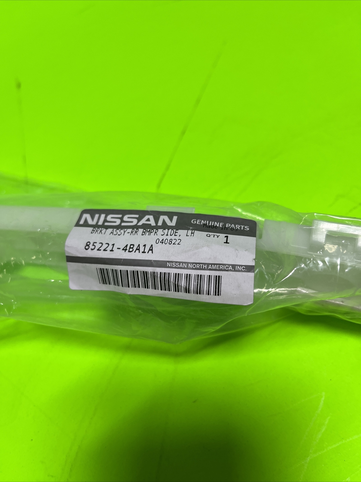 OEM NEW Genuine Nissan Left Rear Bumper Bracket 2014-2019 Rogue 85221 ...