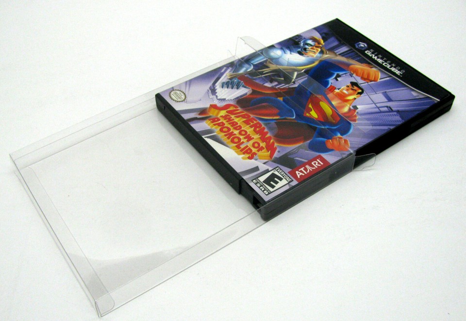 10X NINTENDO GAMECUBE CIB GAMES - CLEAR PLASTIC PROTECTIVE BOX ...