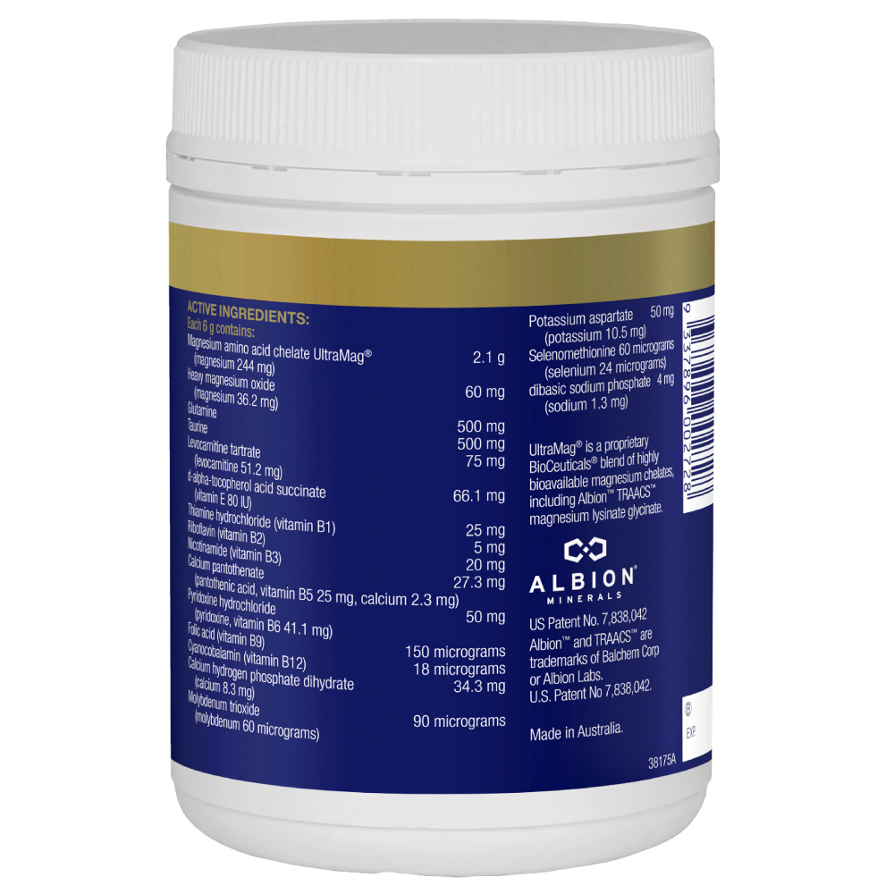 BioCeuticals Ultra Muscleze Forest Berries 360g Oral Powder Magnesium ...