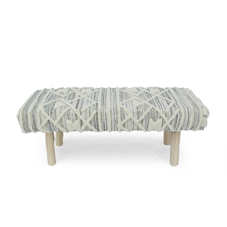 Carrera Handcrafted Boho Rectangular Bench | eBay