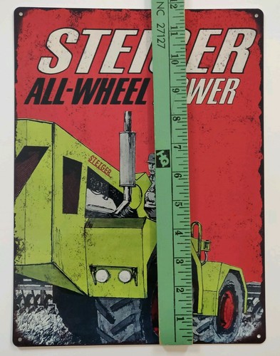 1966 STEIGER 1250, 1700, 2200 TR Garage Shop Man Cave Metal Sign 9x12 ...