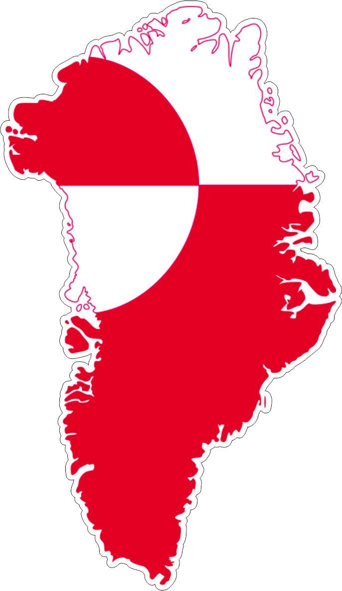 Vinyl Car Sticker Adhesive Greenland Flag | eBay