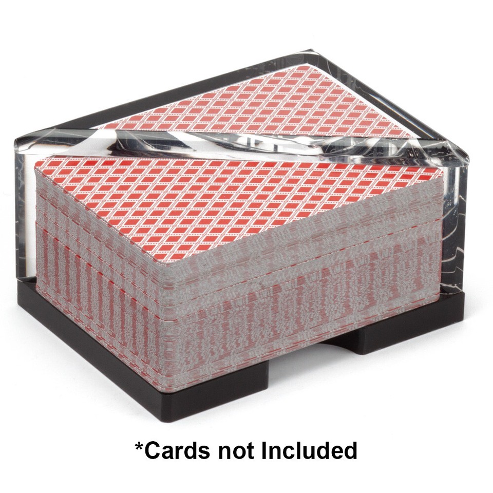 Casino Grade 2 Deck Acrylic Discard Holder. Playing Card Tray for ...