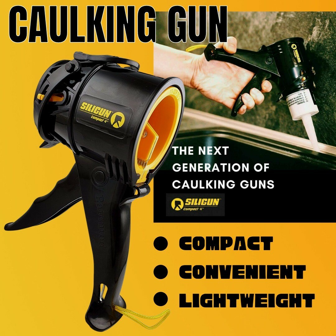 SILIGUN Super Compact Heavy-Duty Drip-free Caulk Gun For 10, 57% OFF