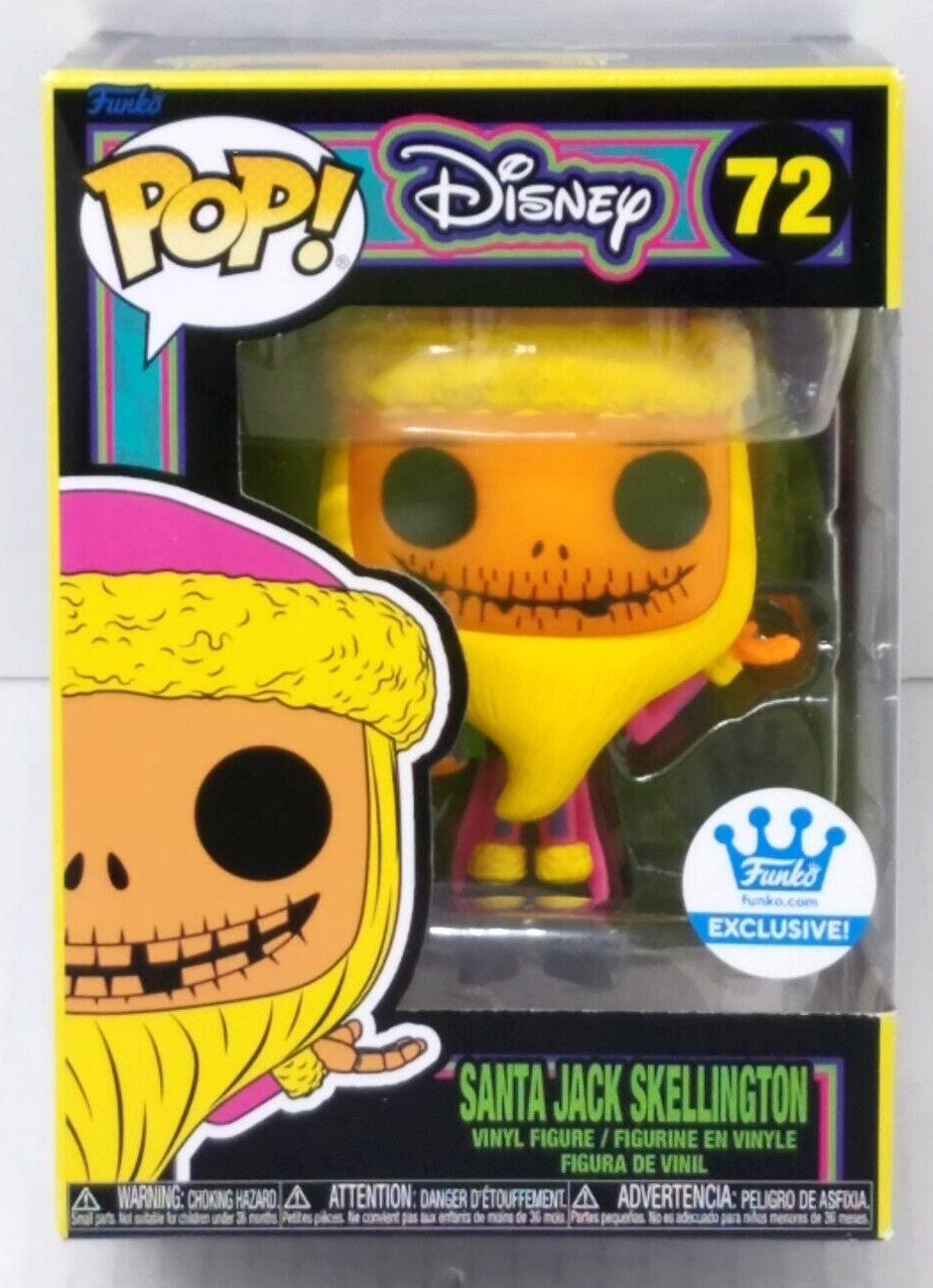 Funko POP! Disney SANTA JACK SKELLINGTON #72 Exclusive Vinyl Figure New ...