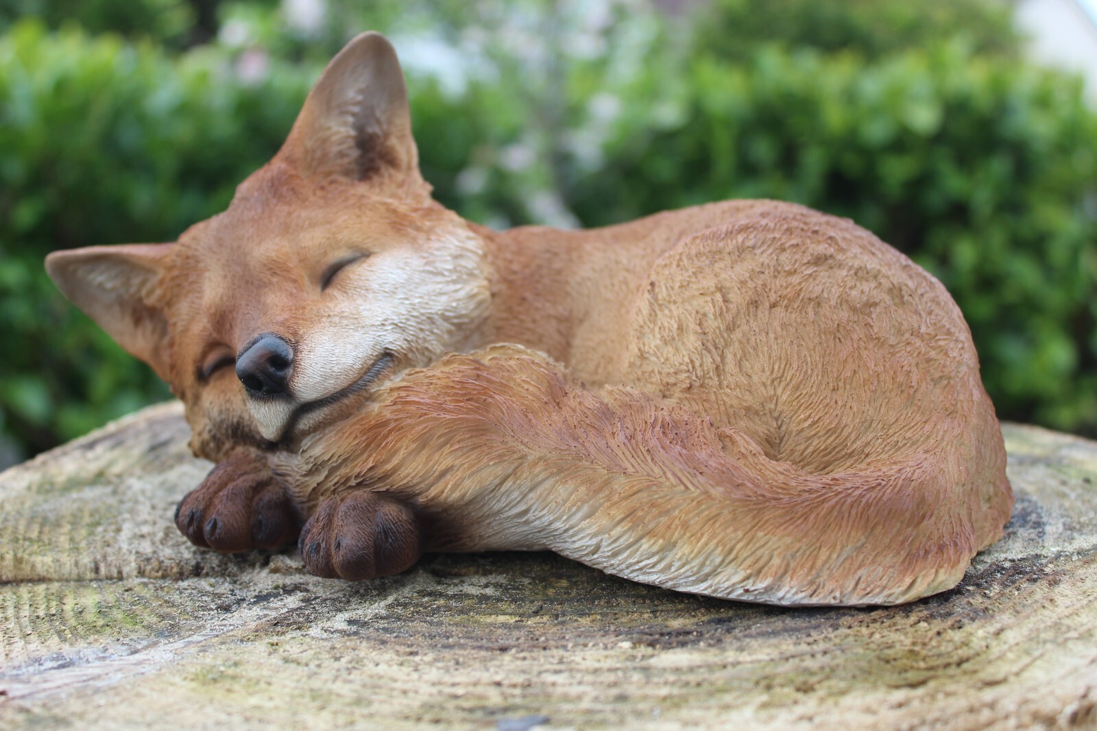 Real Life Sleeping Fox Cub | Resin Home or Garden Decoration | XRL-FCB3 ...