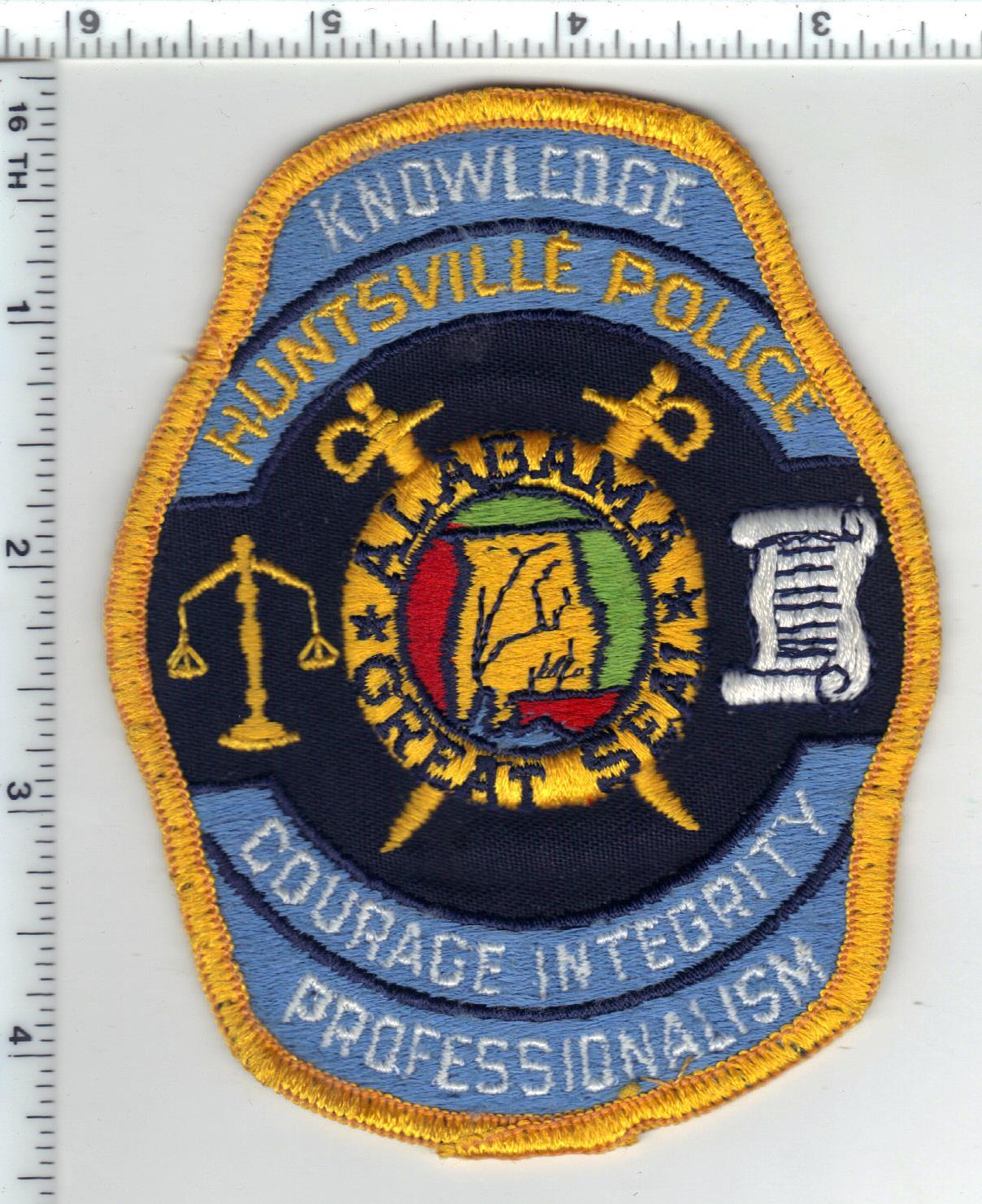 Huntsville Police (Alabama) Uniform Take-Off Shoulder Patch | eBay