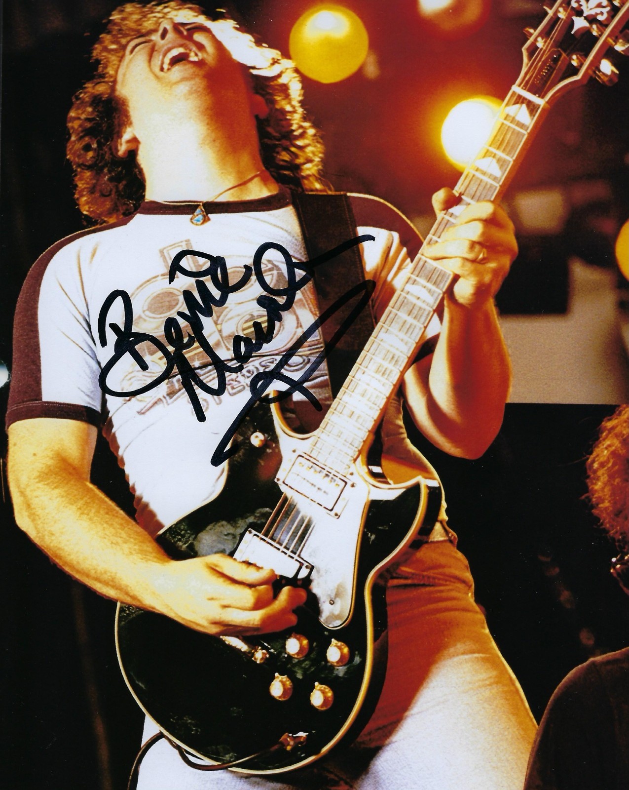 GFA Whitesnake Guitarist * BERNIE MARSDEN * Signed Autograph 8x10 Photo ...