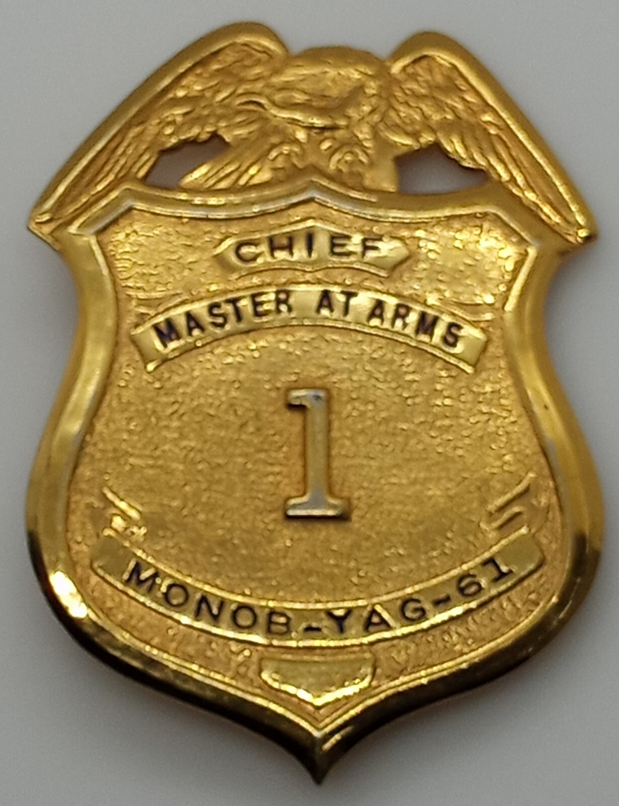 Vintage Chief Master At Arms MAA MONOB YAG-61 | eBay