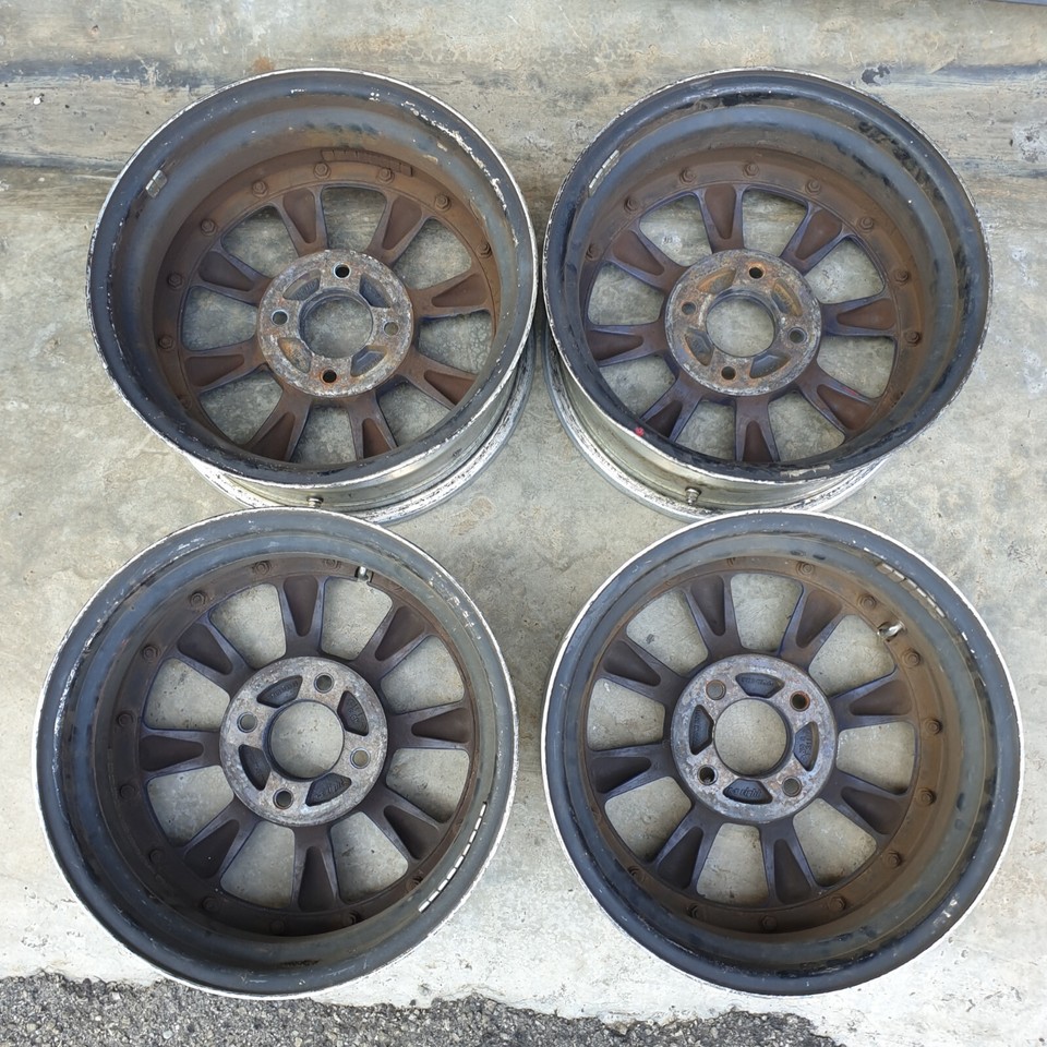 JDM 15" SSR rs-8 rs8 Watanabe rims wheels for Datsun s30 510 ae86 ta22 ...