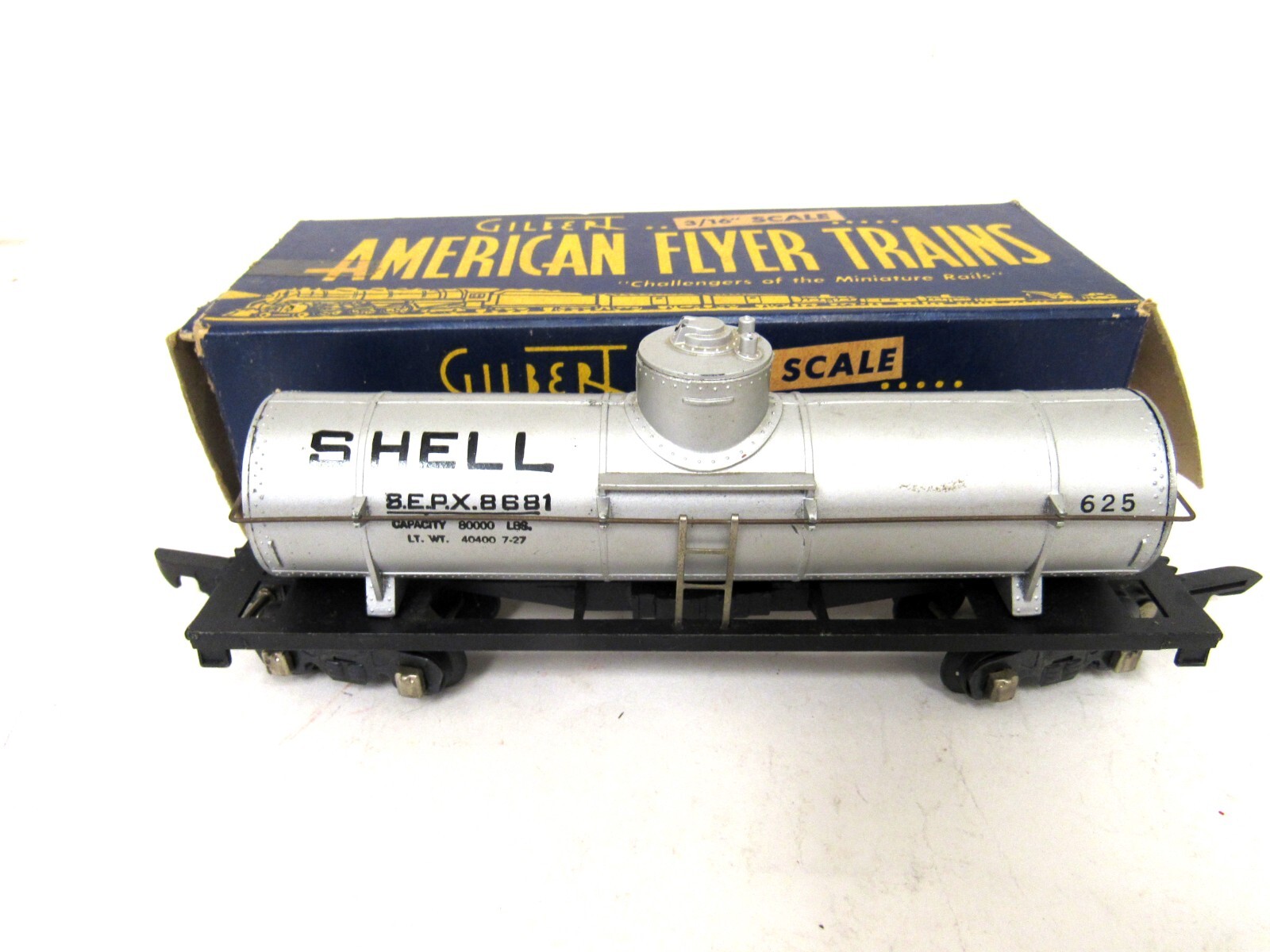 Antique American Flyer Train #625 Shell Oil Tanker in Original Box DM ...