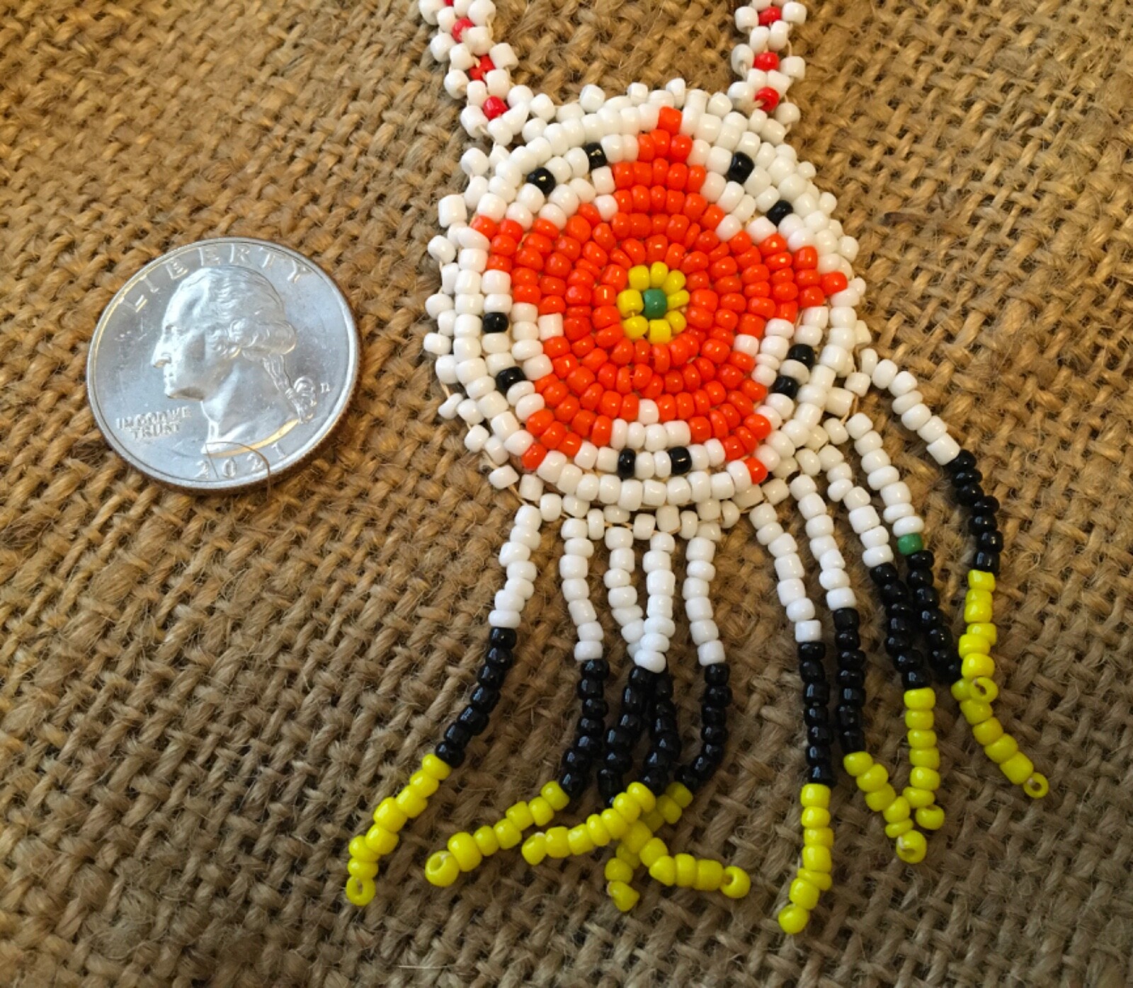 VINTAGE SEED BEAD NECKLACE NATIVE AMERICAN SOUTHWEST … - Gem