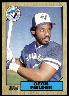 1987 Topps Baseball Card Cecil Fielder Toronto Blue Jays #178 | eBay