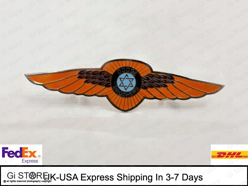 For Vintage Dodge Brothers Winged Radiator Emblem Badge 1931-33 | eBay
