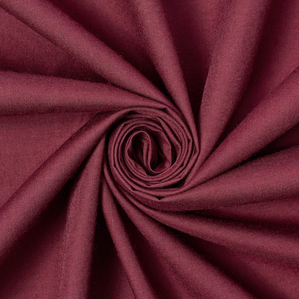 Cotton Broadcloth Fabric Solid Woven Polyester Blend By The Yard ...