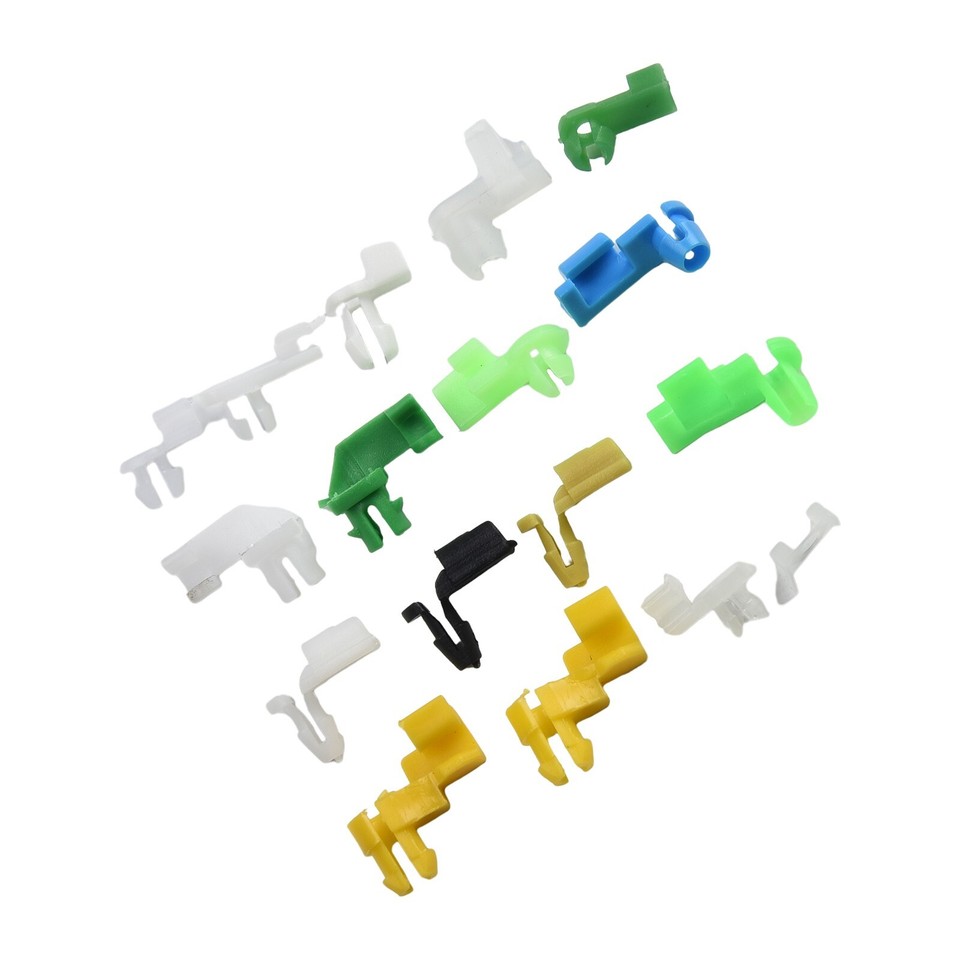 160PCS Mixed Universal Door Lock Rod-Clip Side Fasteners Car Wire Clips ...