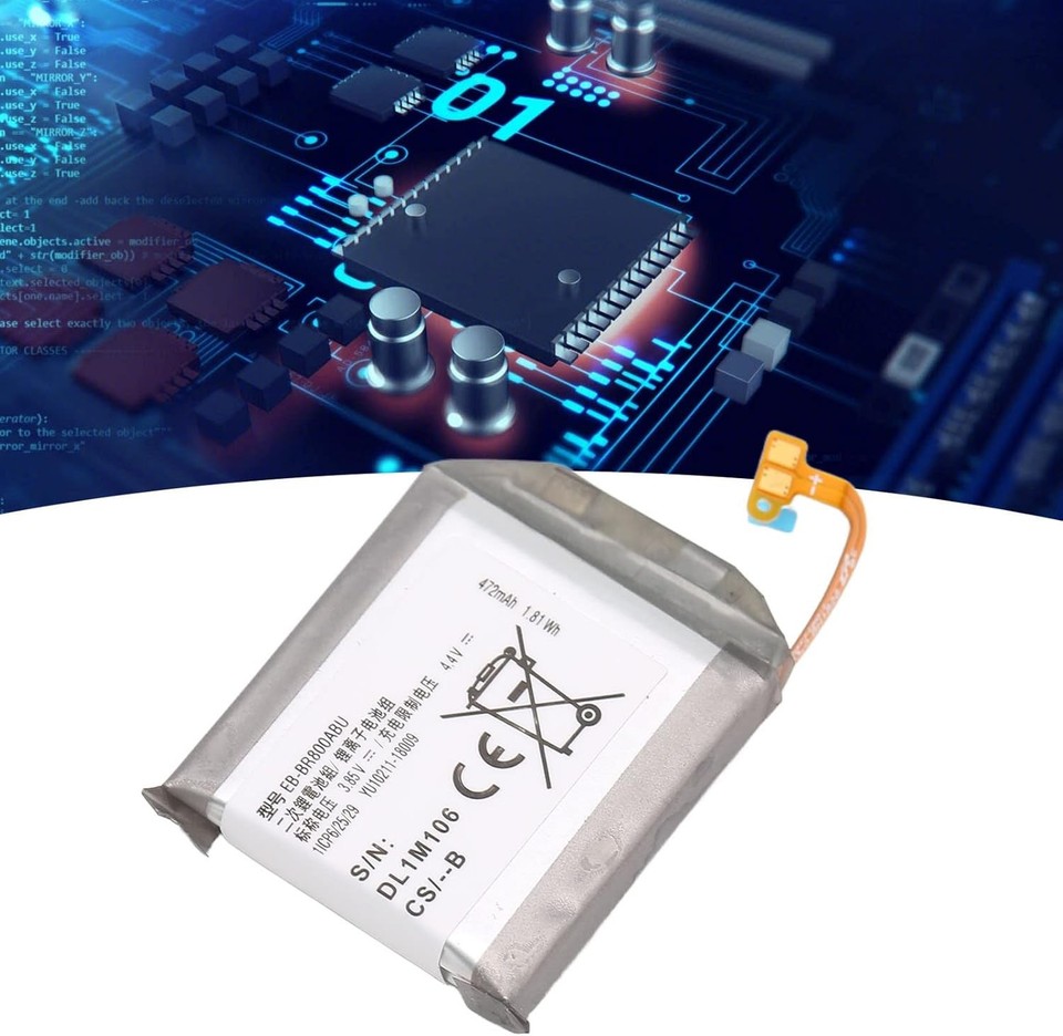 472mAh EB-BR800ABU Battery For Samsung Galaxy Watch R800 / SM-R805 46mm ...
