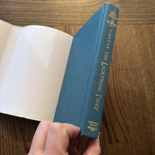 The Lightning Thief 1st Ed 9th Print Rick Riordan HC DJ Book | eBay