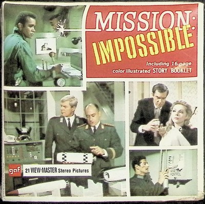 Mission Impossible 1968 CBS TV Show 3d View-Master 3 Reel Packet NEW ...