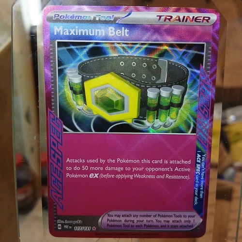 Pokemon TCG Maximum Belt Scarlet & Violet-Temporal Forces 154/162 Holo ...
