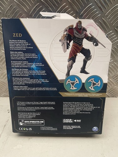 League of Legends The Champion Collection 6-Inch Zed Action Figure ...