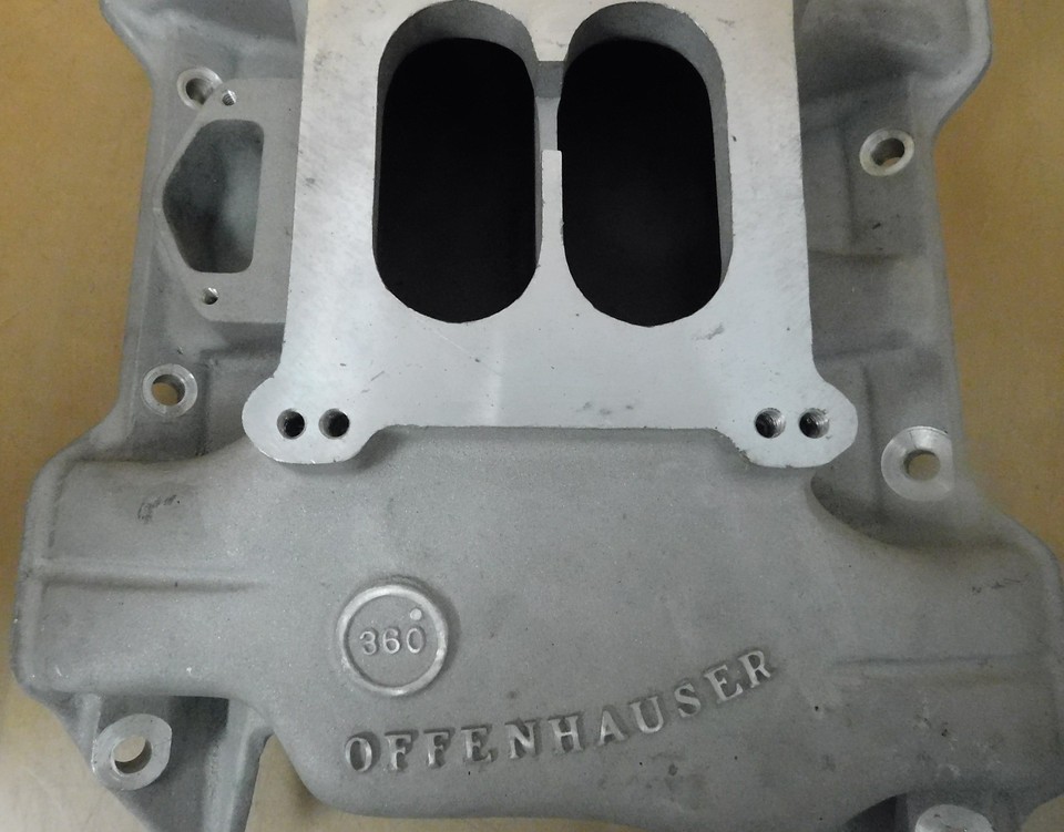Offenhauser 5762 360* Equa-Flow Intake, Mopar 413/426/440, 4150 Flg, 0 ...