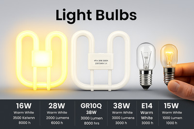 Eveready 4,2 PIN 16W/28W/38W GR10Q Light Fitting Bulb 2D D Tube ...