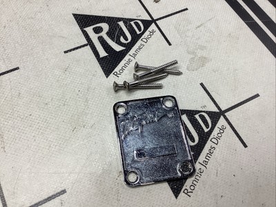 BC Rich Electric Guitar Cast Neck Plate Chrome | eBay