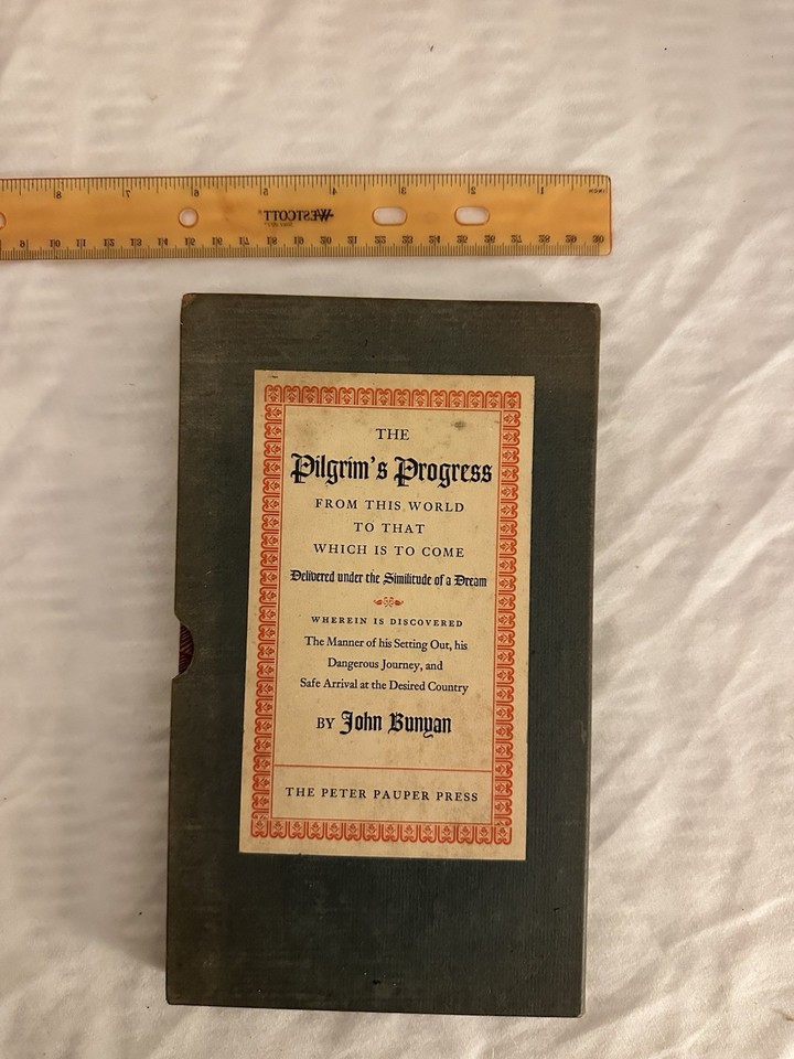 Pilgrim’s Progress John Bunyan Peter Pauper Press HC w/ Slipcase | eBay