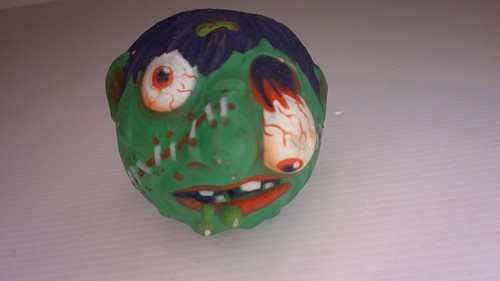 Rare vintage 1985 green head Madballs Slobulus figure made Taiwon Z136 ...