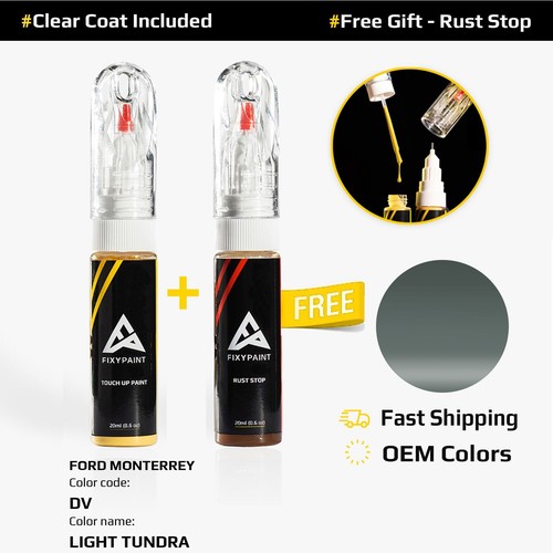 Car Touch Up Paint For FORD MONTERREY Code: DV LIGHT TUNDRA | eBay