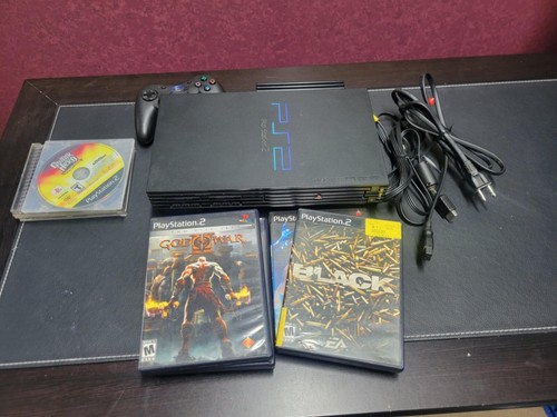 Sony PlayStation 2 39001 .With 11 Games, Wireless Controller, Ethernet ...