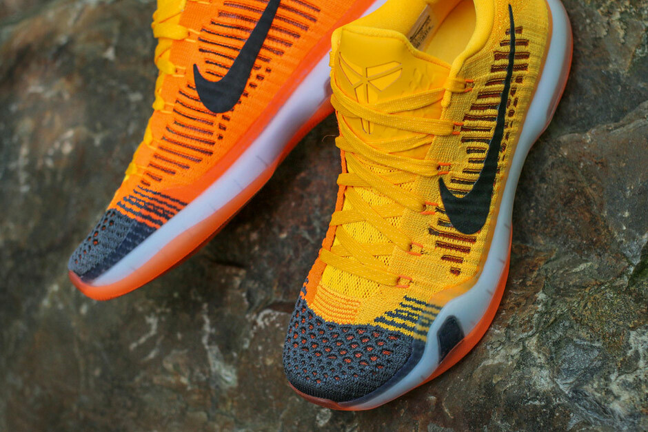 Nike Kobe 10 X Elite Low "Chester" Rivalry Orange Black Size 10 747212 ...