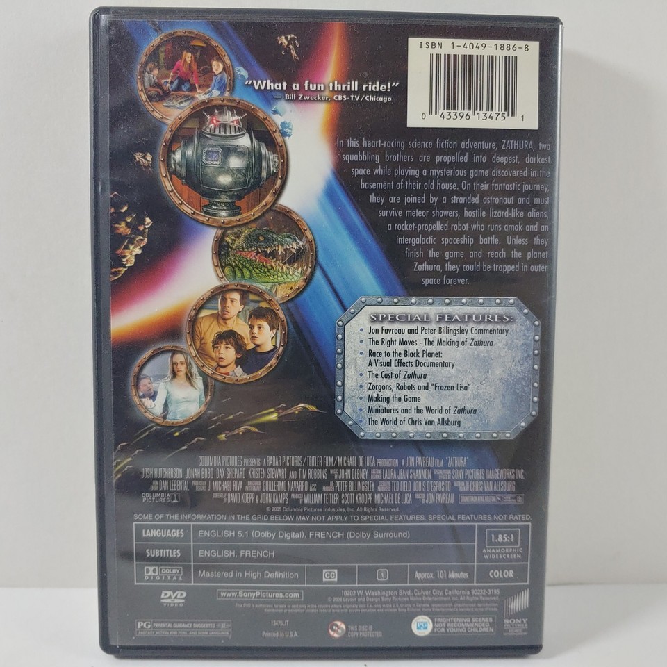 Zathura: A Space Adventure (DVD, 2005) Special Edition 43396134751 | eBay