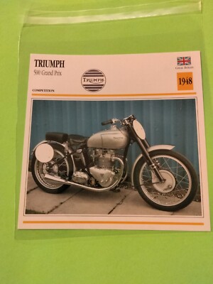 TRIUMPH 500 GRAND PRIX Motorcycles Atlas Ed. 1999 free shipping | eBay