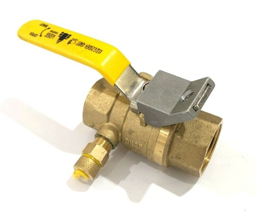 AW Lever Handle Gas Ball Valve 25mm (1") FI x FI with Test Point | eBay ...