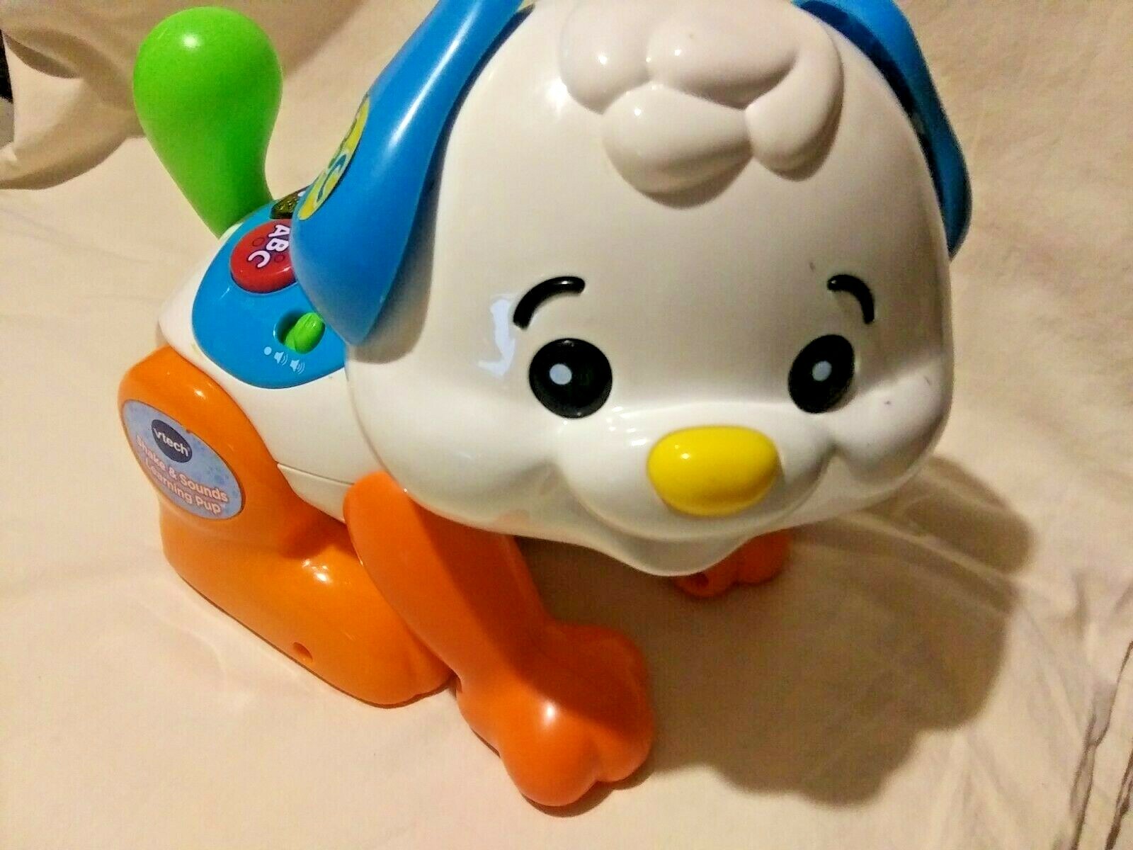 Vtech Shake & Sounds Learning Pup Puppy Dog Interactive Colors Shapes ...