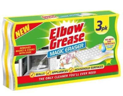 Elbow Grease Magic Eraser - 3 Pack | eBay